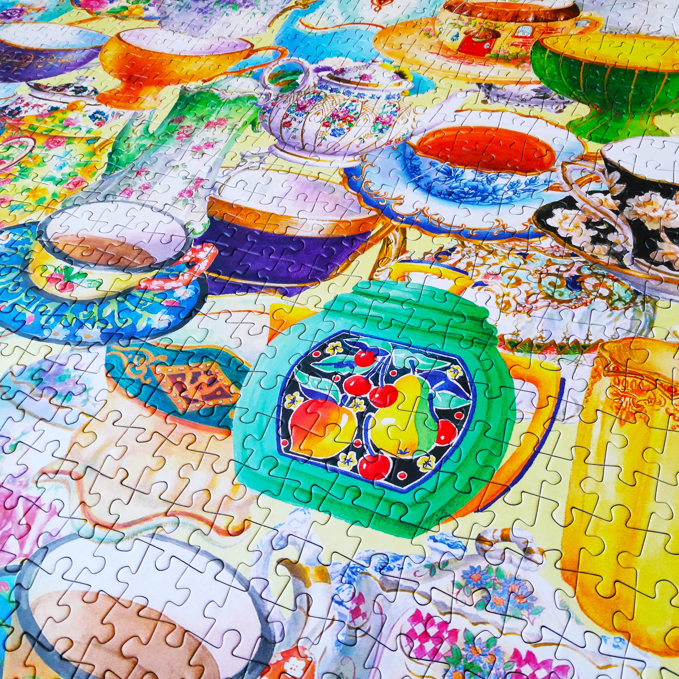 1000 Pieces Jigsaw Puzzle - Bright Cat and Butterfly (1781) – ENJOY Puzzle