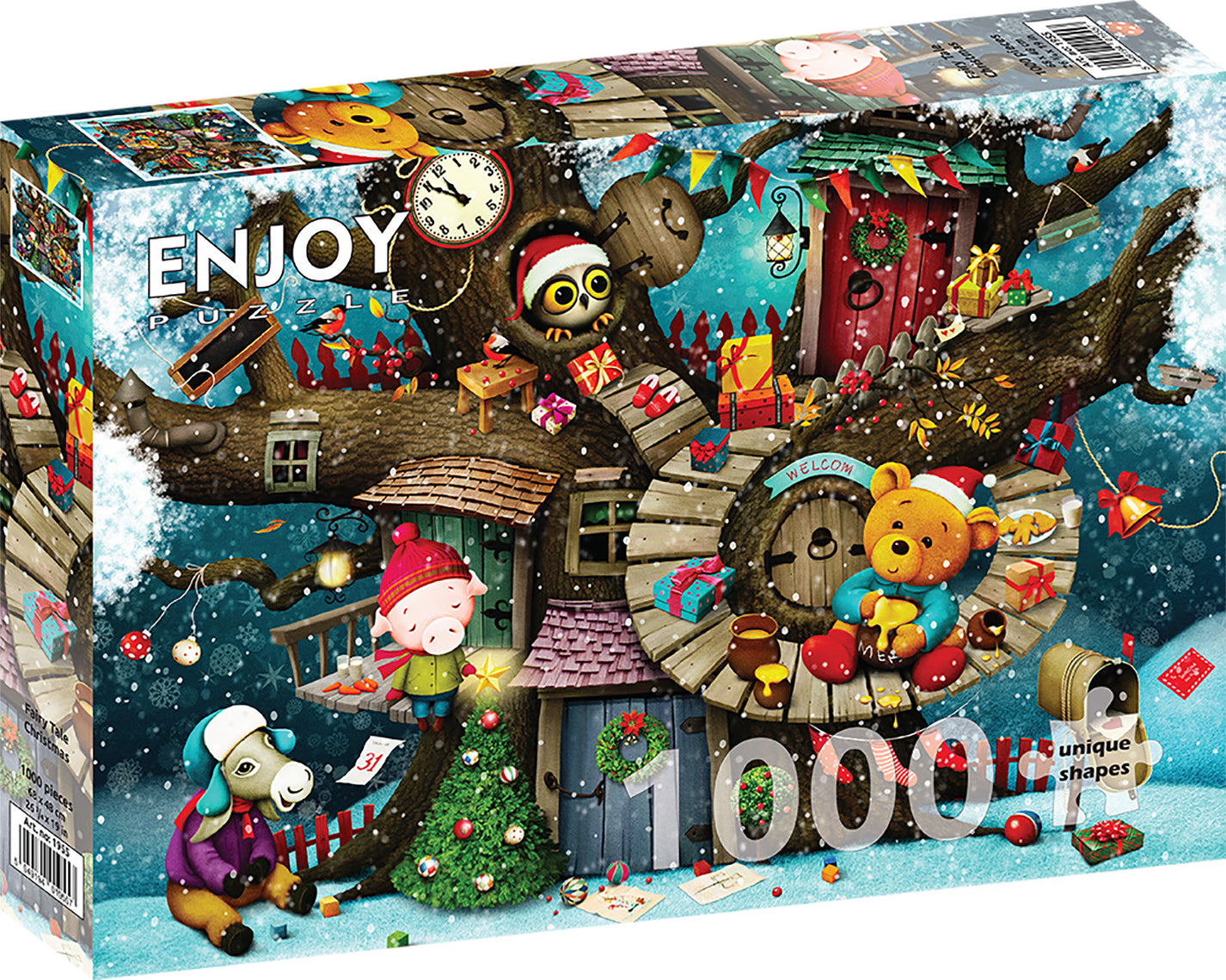1000 Pieces Jigsaw Puzzle - Fairy Tale Christmas (1955) – ENJOY Puzzle